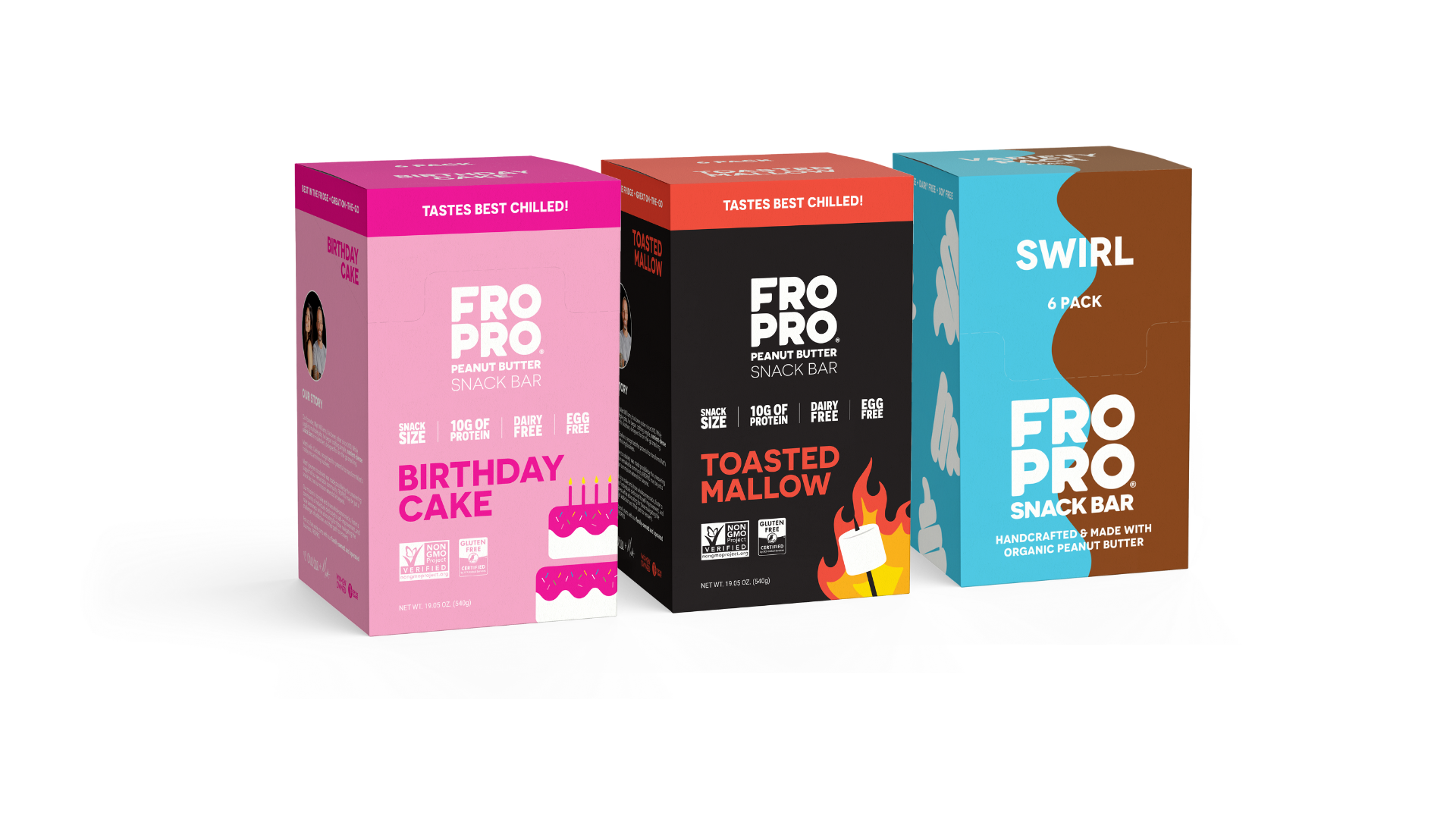 FROPRO | Peanut Butter Snack Bars | 6-Pack Collection